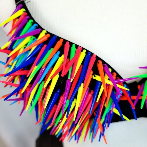 Tops | Nwt Lxl Costume Dance Burlesque Bra Top Festival Rave Gogo ...